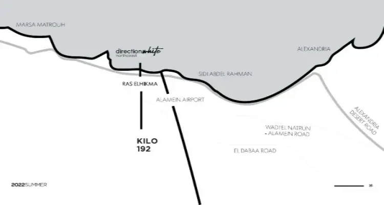 دايركشن وايت الساحل الشمالي direction white sahel بمقدم 5%